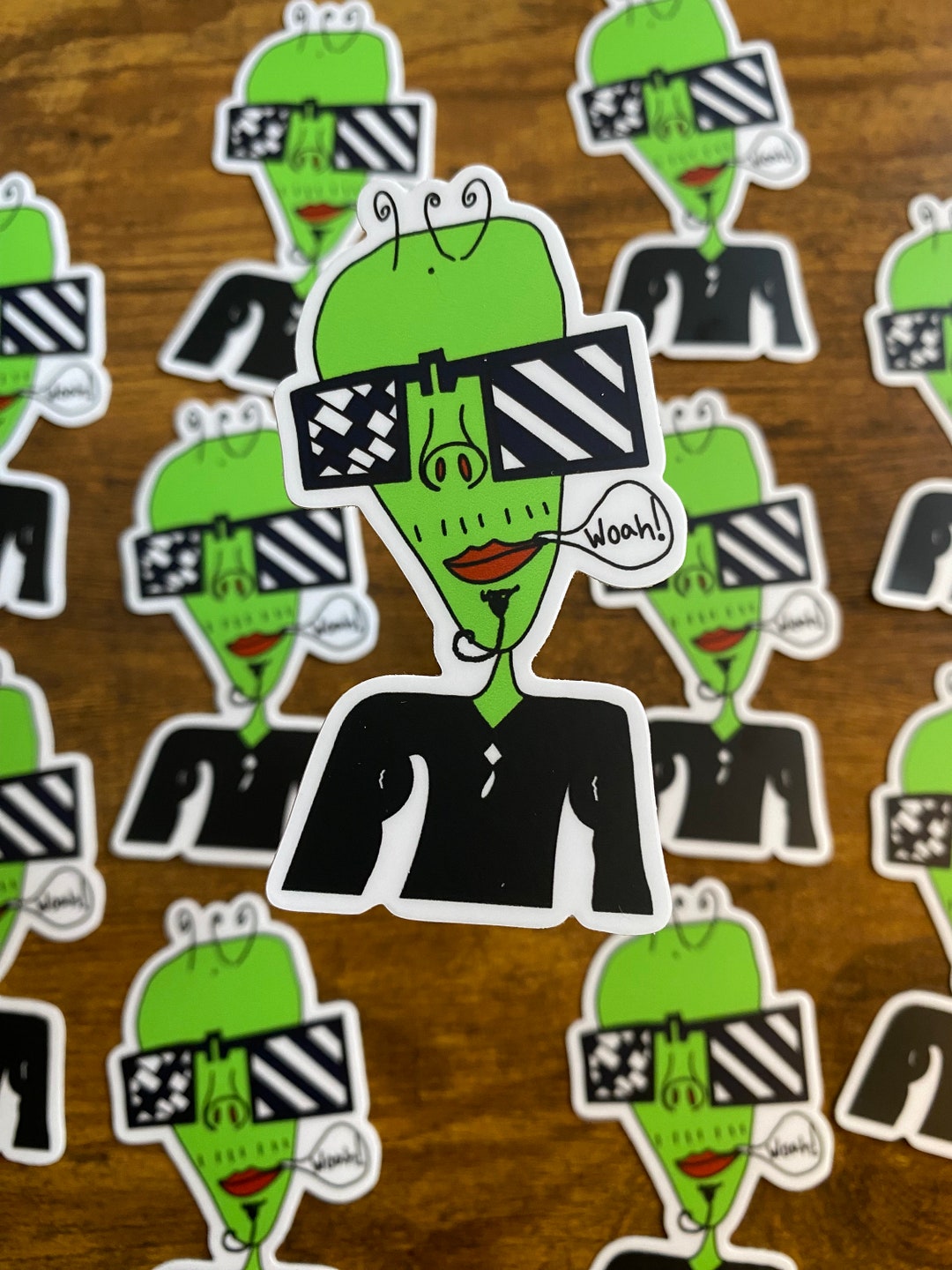 Thesis the Disco Alien Sticker - Etsy