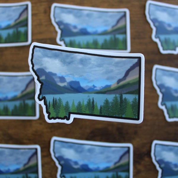 Montana Sticker - Etsy