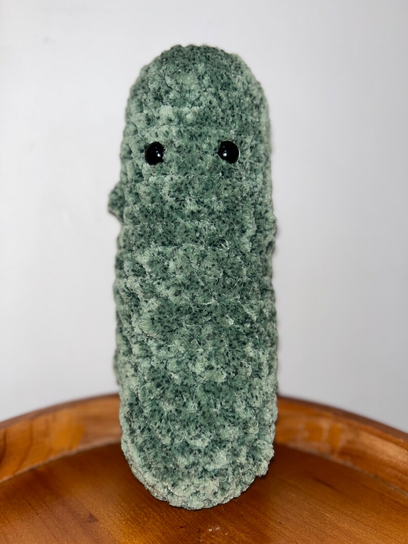 Crochet Plushies Large Peter the Pickle Emotional Support Stuffed ...