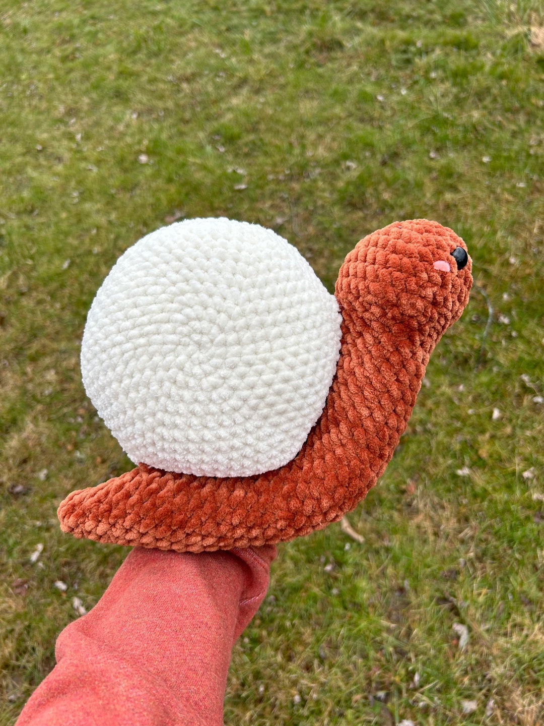 Crochet Plushies | Simon the Snail | Stuffed Animal | Amigurumi | Cute ...