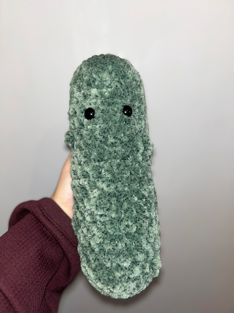 Crochet Plushies Large Peter the Pickle Emotional Support Stuffed ...