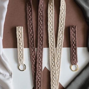 Crochet Keychain Pattern, Wristlet, Keyring, Lanyard, Strap - Easy Step ...