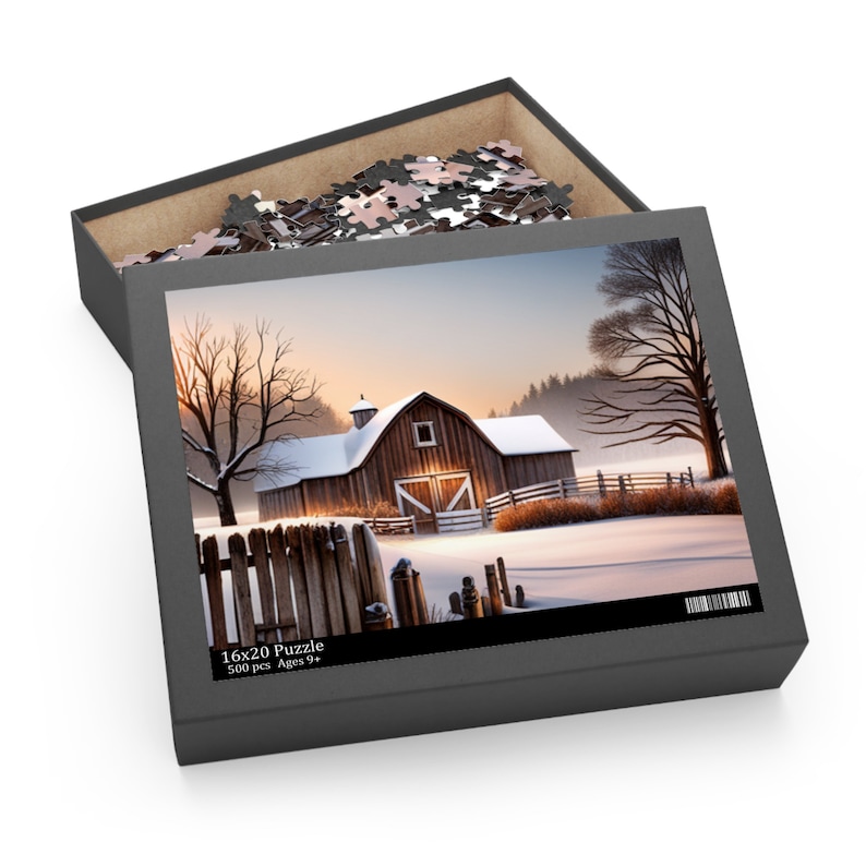 Rustic Barn Jigsaw Puzzle - Etsy
