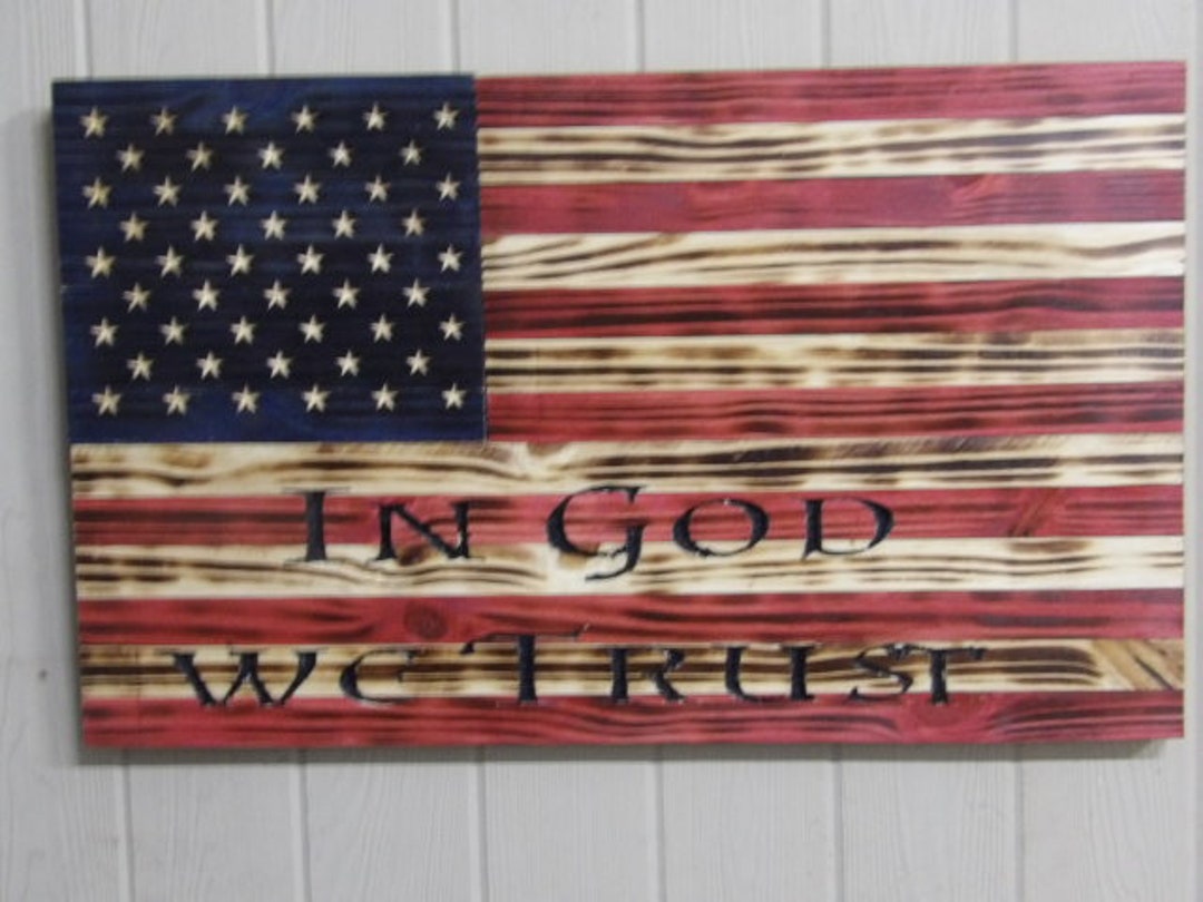 In God We Trust American Flag - Etsy In God We Trust American Flag - Etsy