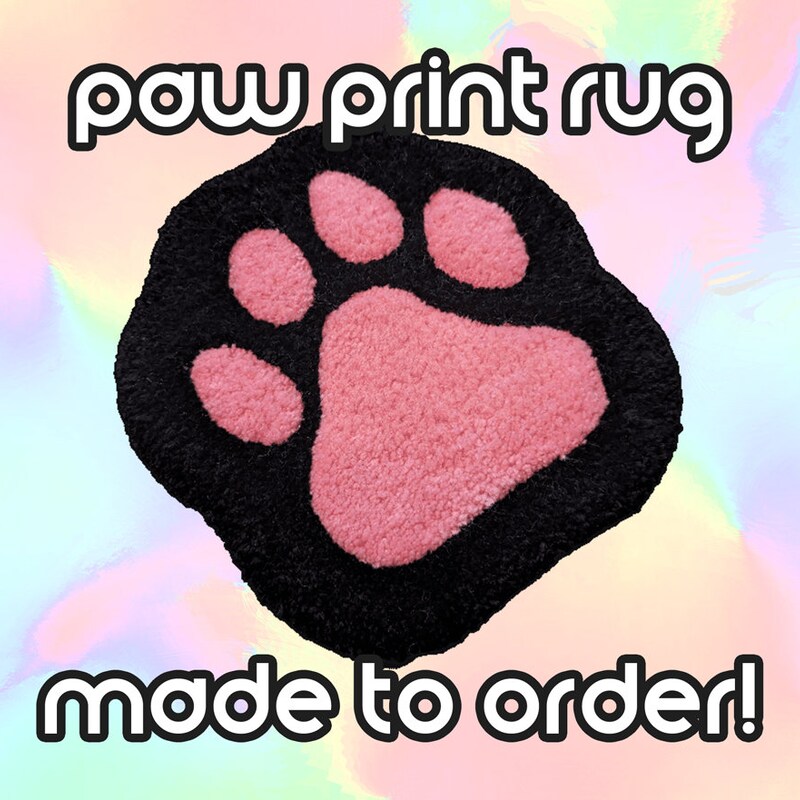 Paw Rug - Etsy