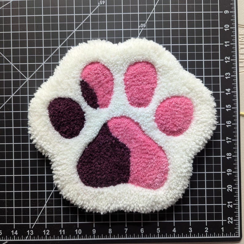 11 Paw Print Rug Ready to Ship - Etsy