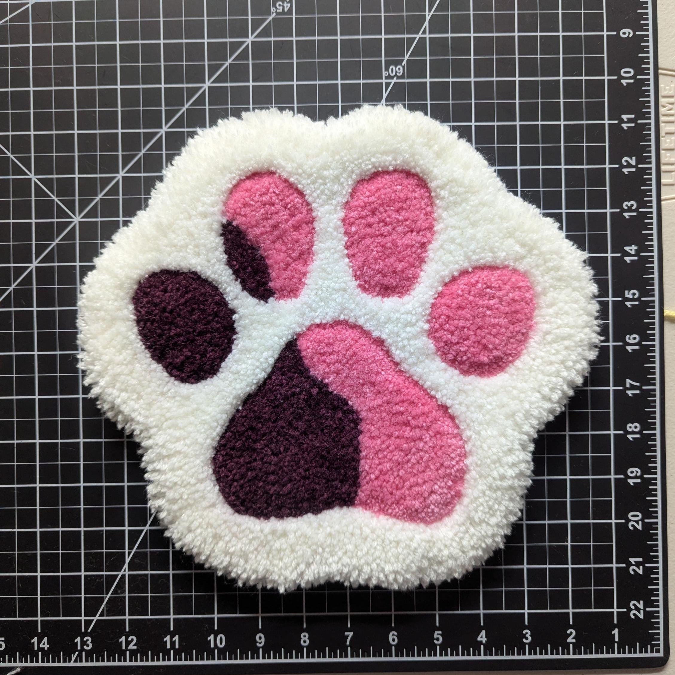 11 Paw Print Rug Ready to Ship - Etsy