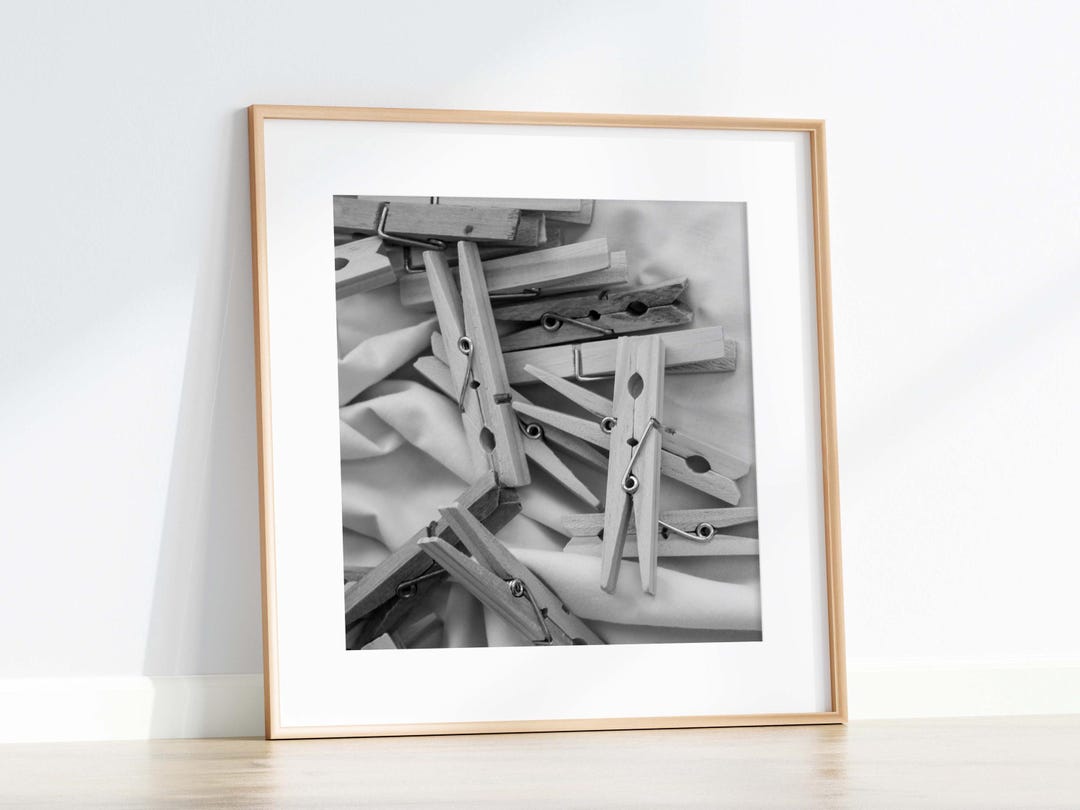 Laundry Day Print, Laundry Clothesline Photo, Square Printable Art ...
