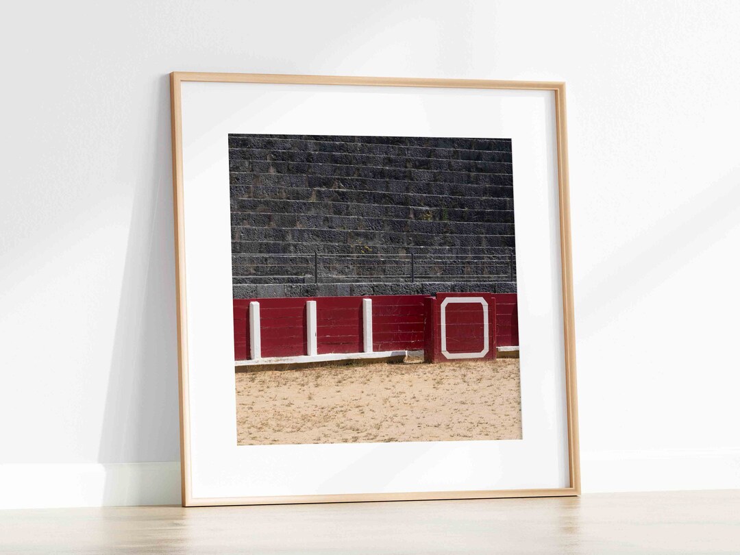 Bullfighting Poster, Bullring Photo, Europe Travel Print, Spain Wall ...