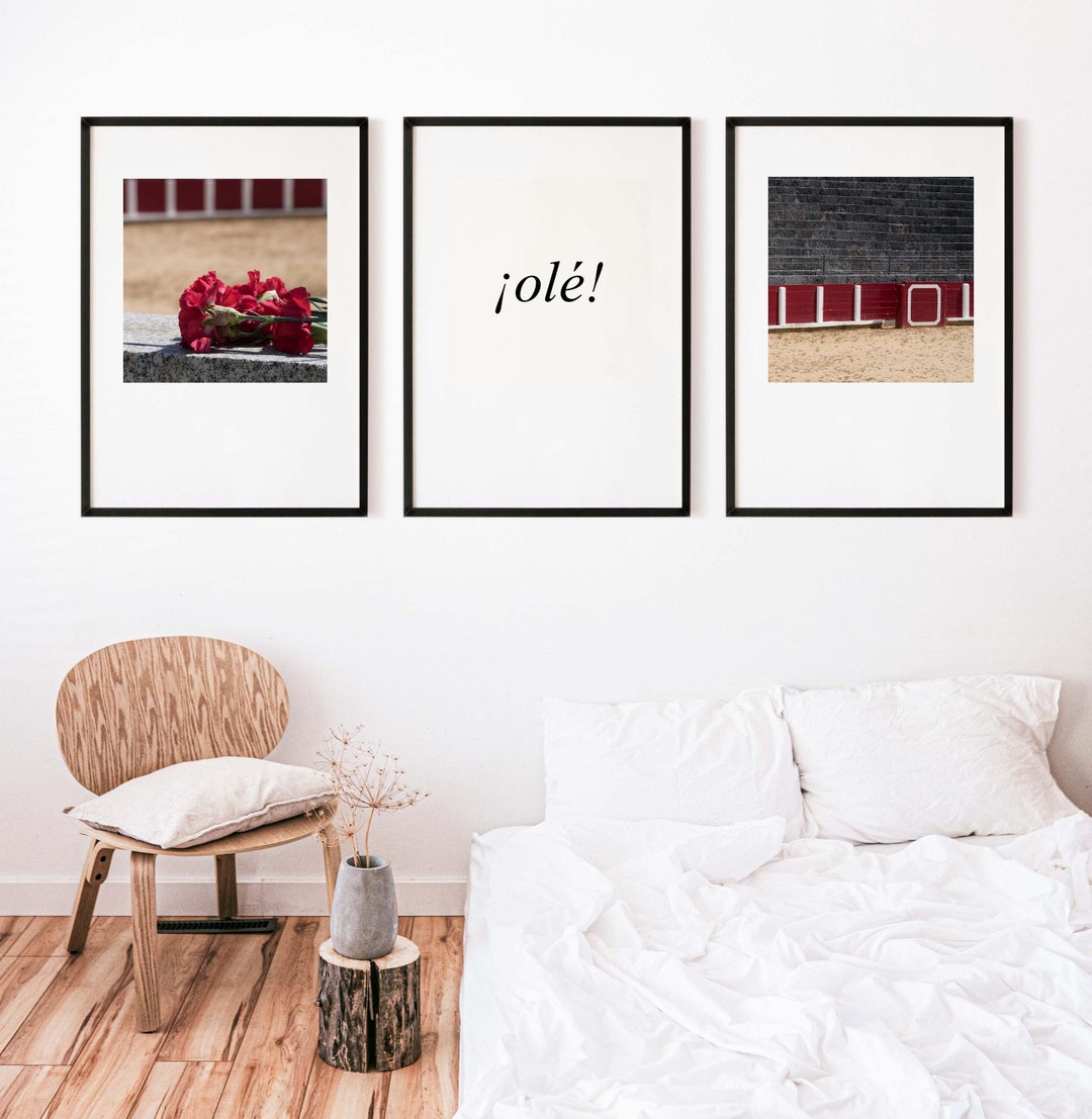 Bullfighting Print Digital Download - Bullring Photo, Spain Wall Art, 3 ...