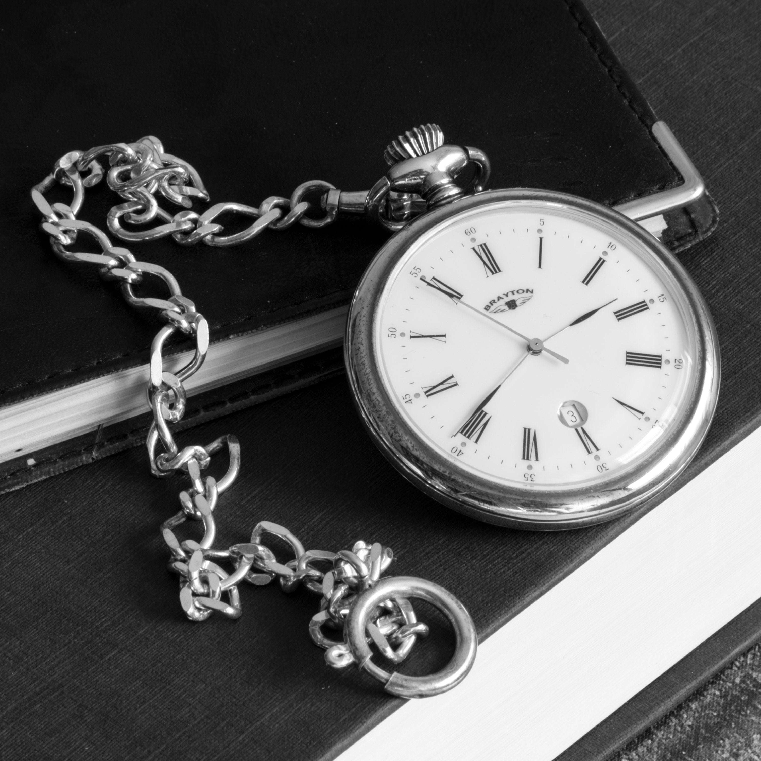 Black and White Vintage Pocket Watch Print, Digital Download, Printable ...