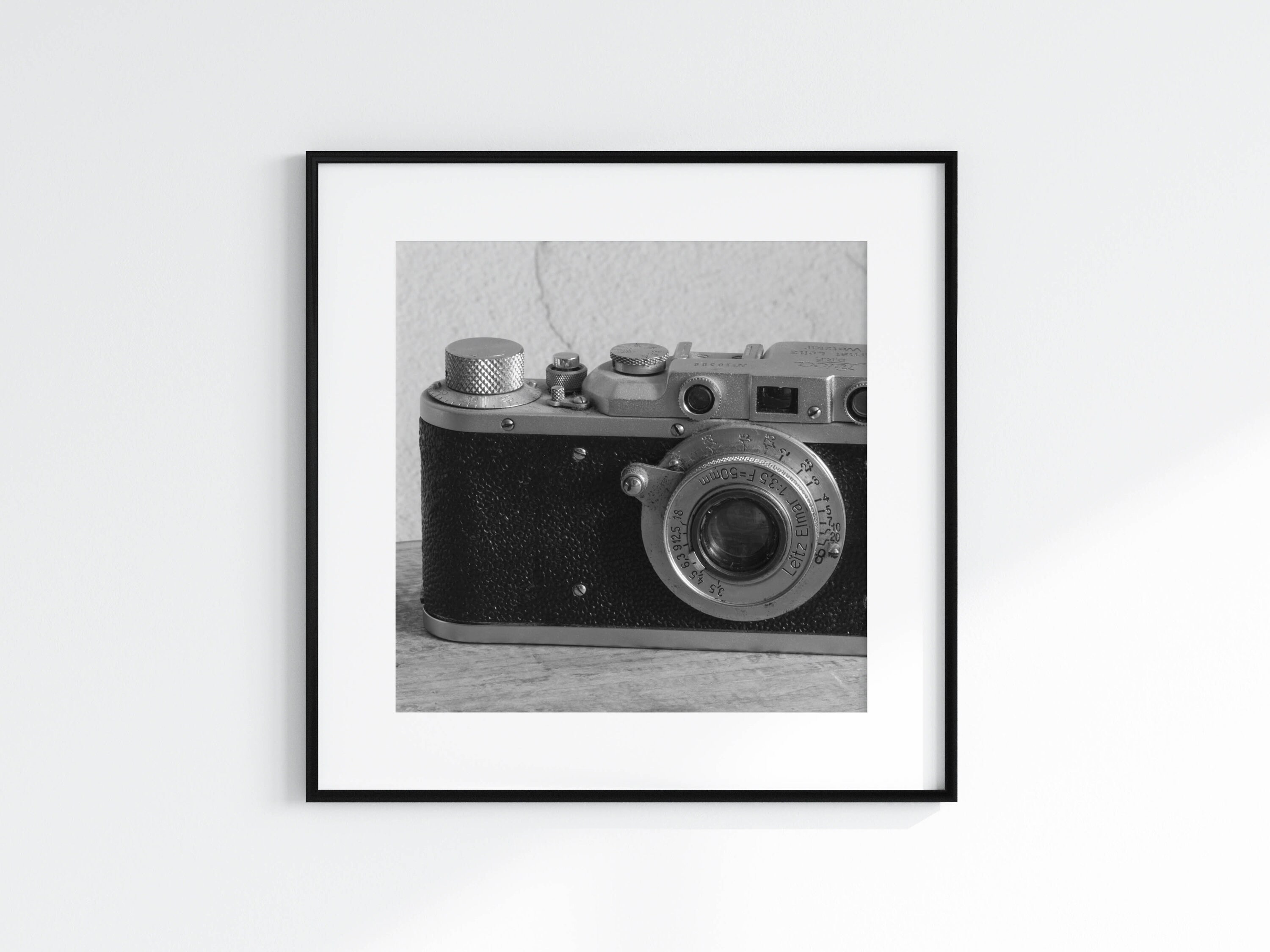 Black and White Vintage Film Camera Photography Print, Downloadable ...