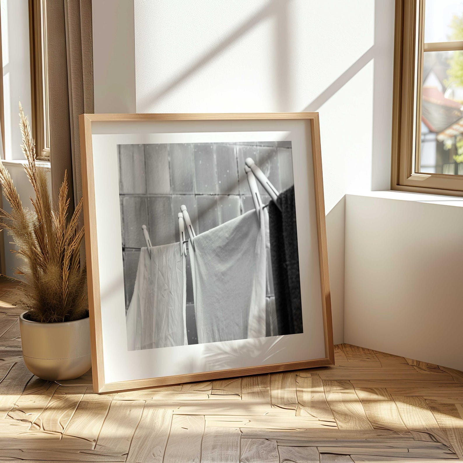 Hanging Laundry Art, Laundry Day Print, Clothesline Photo, Laundry Room ...