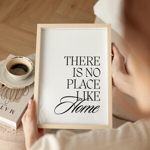 There is No Place Like Home Wall Art, Modern Print (digital Download ...