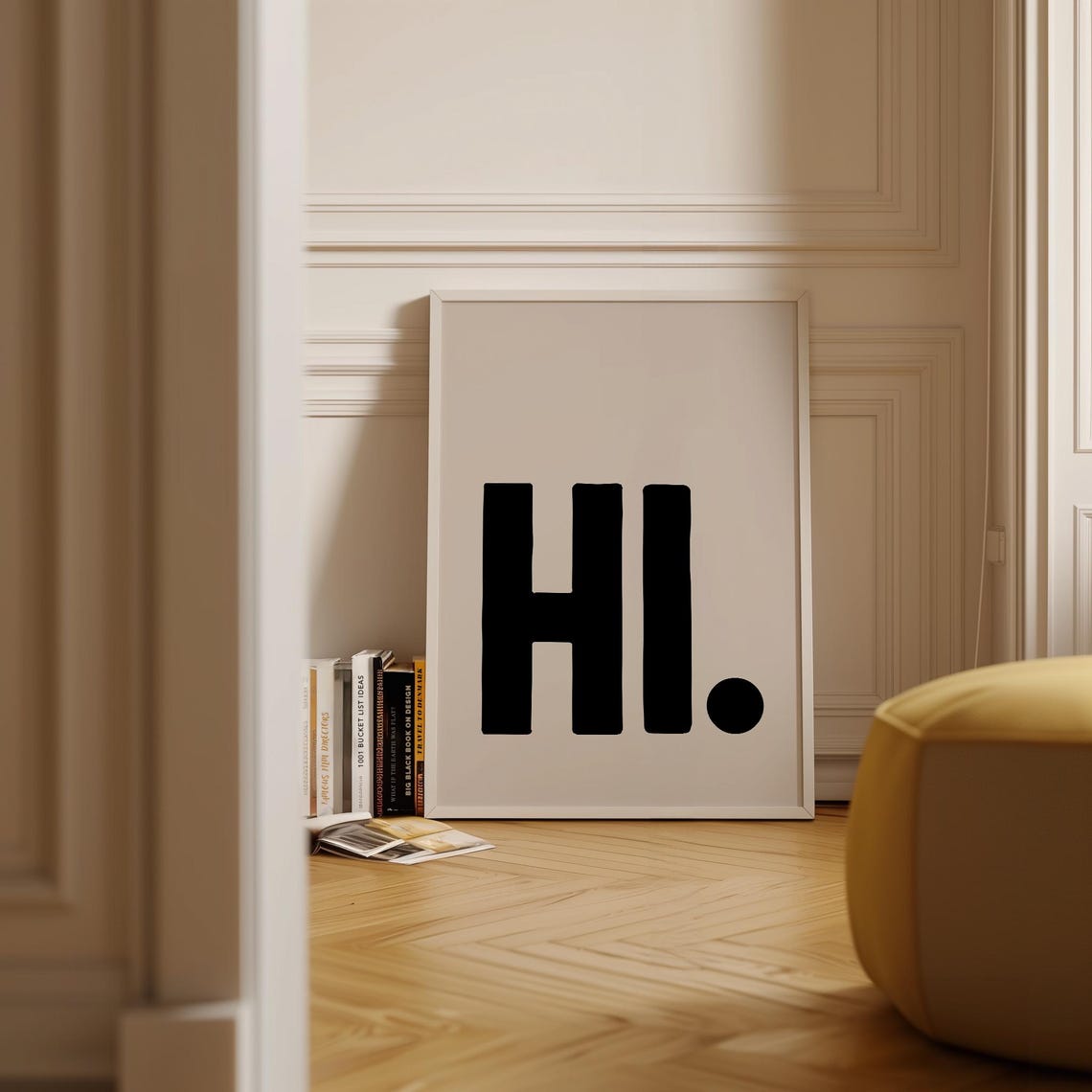 Hi Printable Wall Art, Hi Poster, Entryway Wall Art, Entryway Print ...
