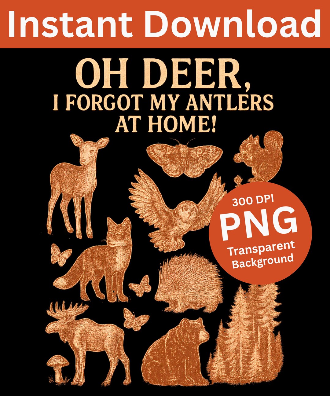 Vintage Woodland Creatures PNG: Fairycore Forest Animals Collage ...