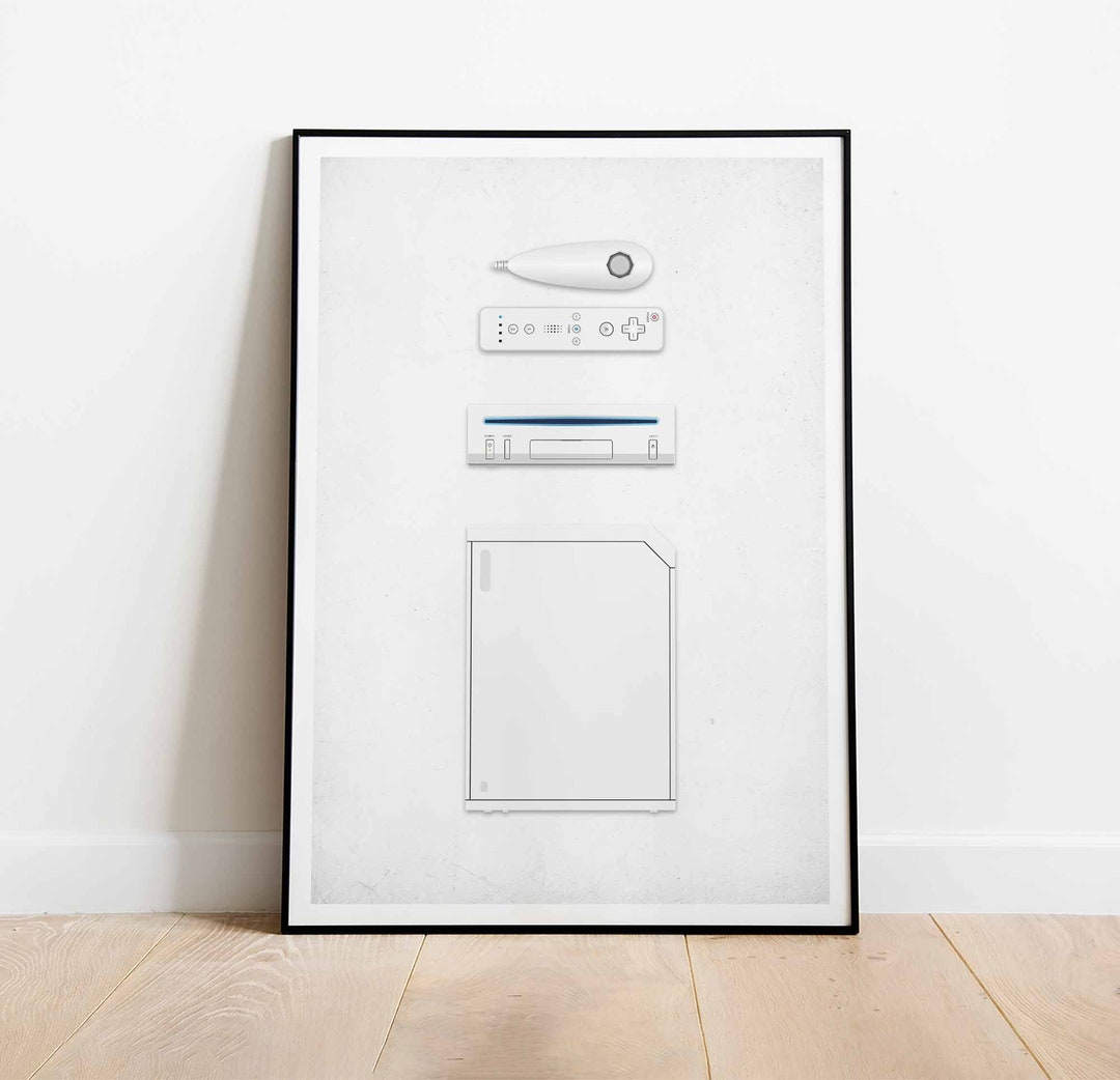 Wii Console Poster: Gaming Room Wall Art (digital Download) - Etsy