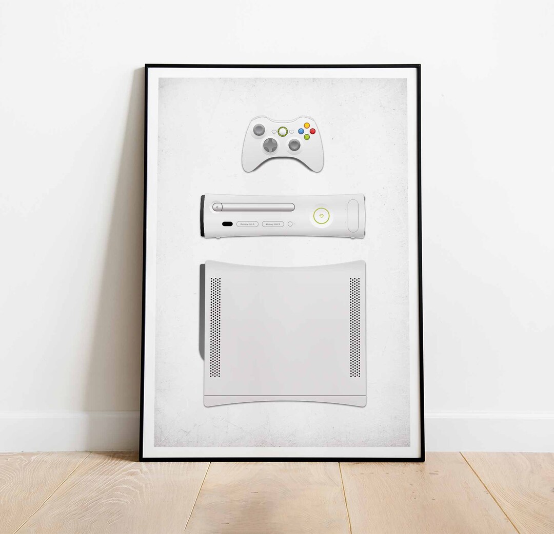 Xbox 360 Console Poster | Gamer Room Wall Art (digital Download) - Etsy