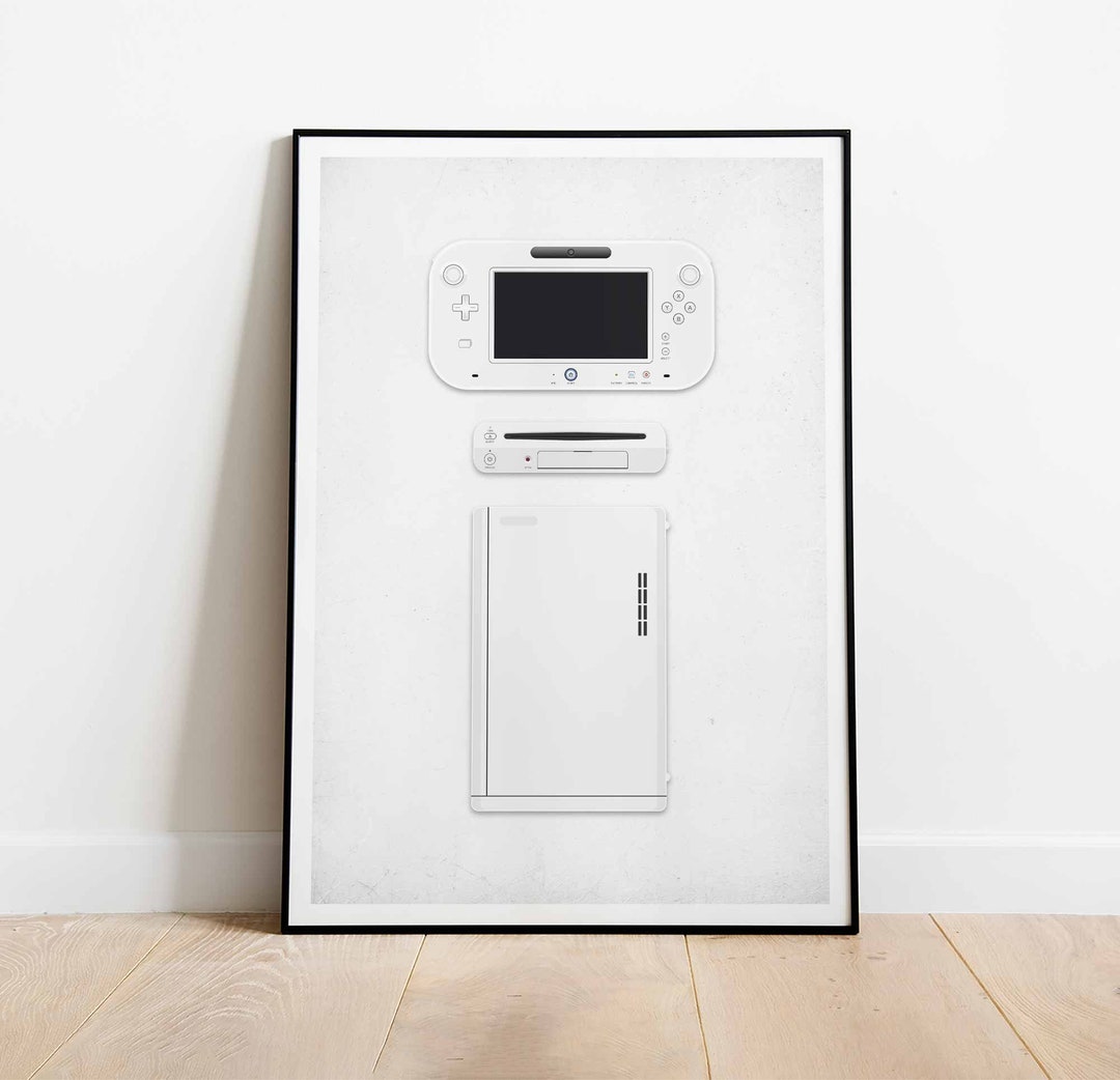 Wii U Console Poster: Gamer Room Wall Art (digital Download) - Etsy