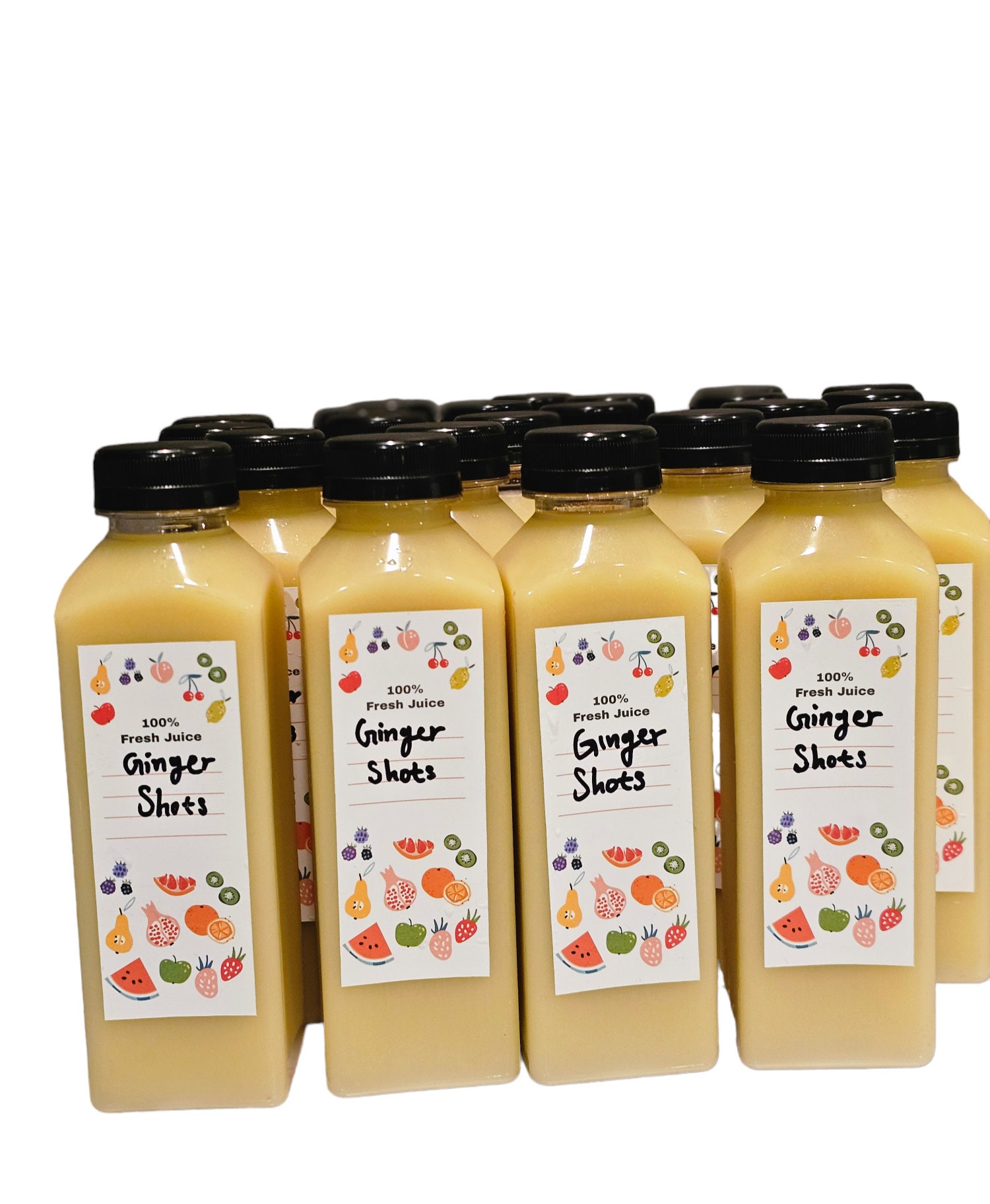 16 Oz Organic Ginger Shots With Honey - Etsy