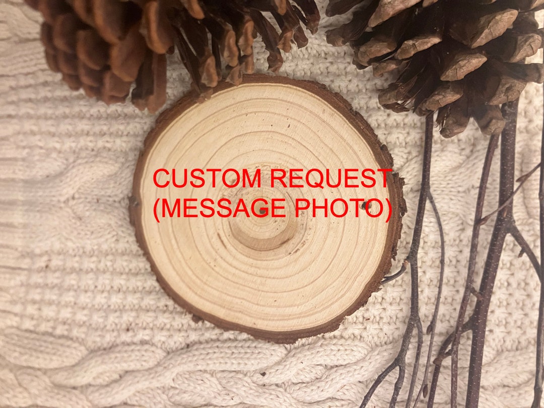 Custom Design Request Wood Burned Ornament/coaster/wall Hanging - Etsy