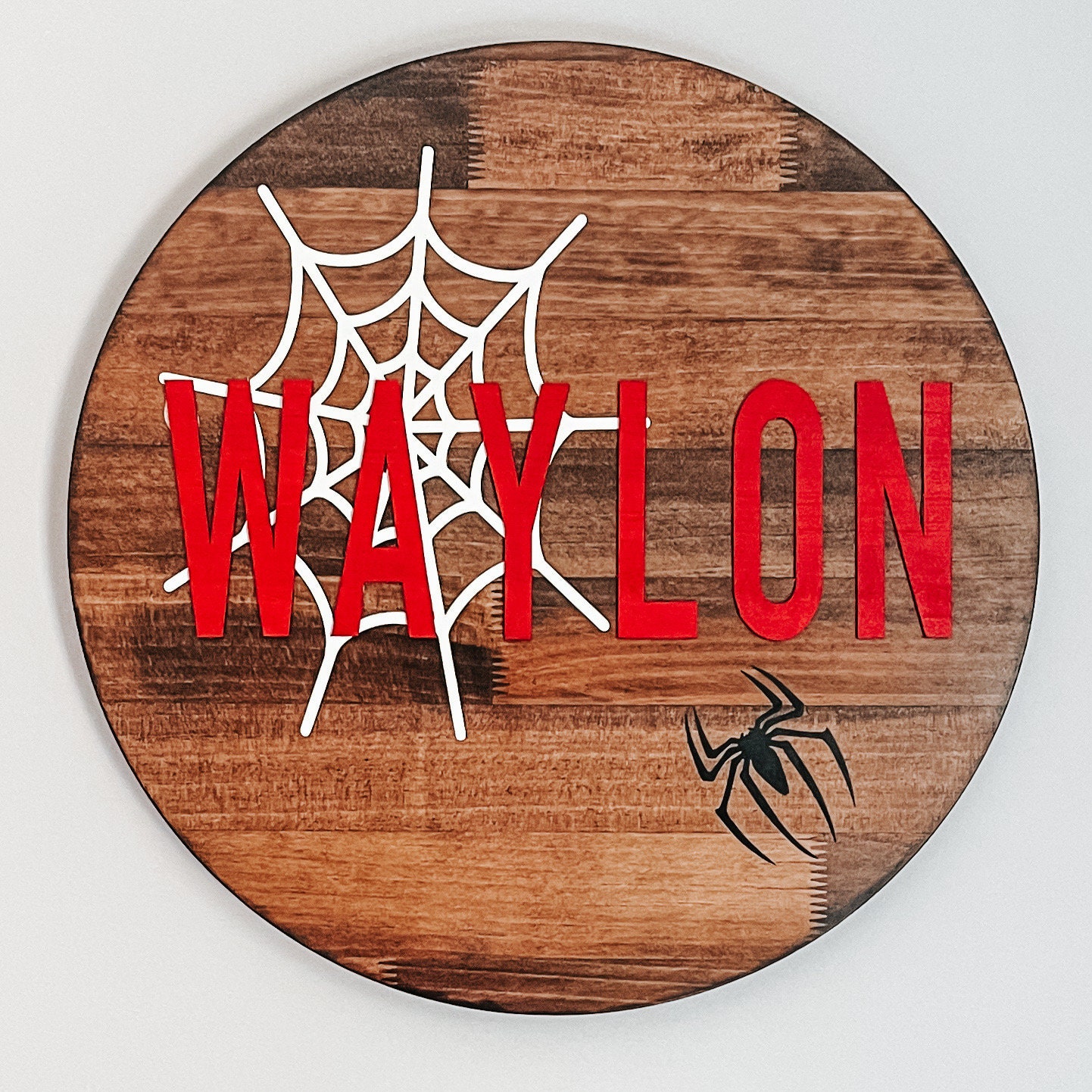 Spider Name Board - Etsy