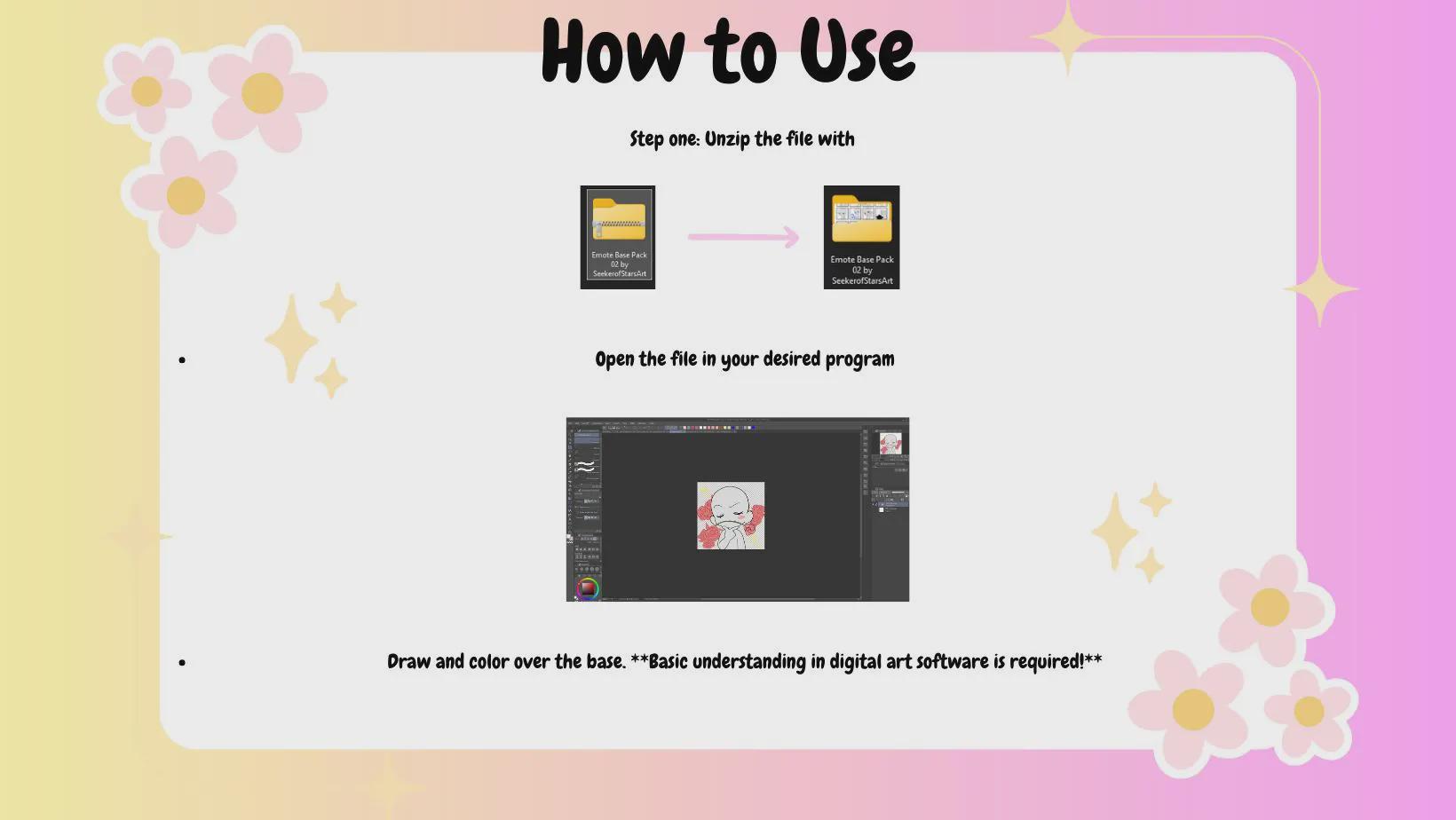 Emote Base Pack 01: DIY Twitch/discord/youtube Emotes (PSD Files) - Etsy