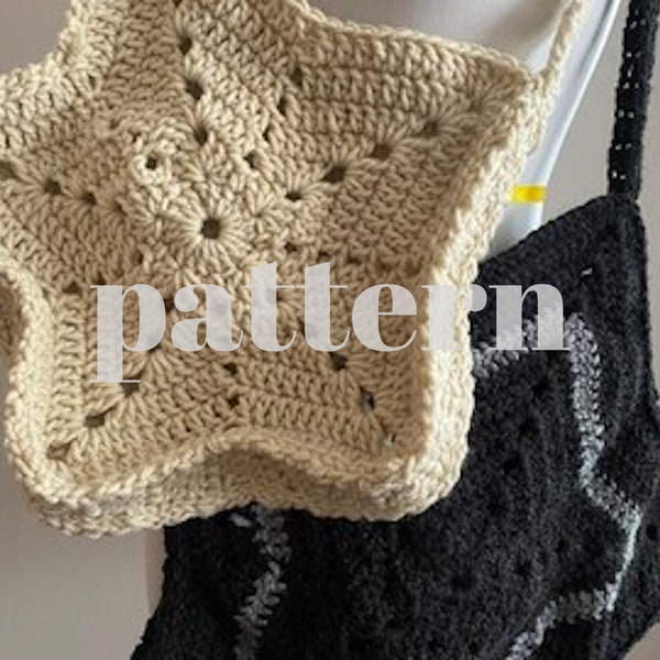 Crochet Patterns Star Bag - Etsy
