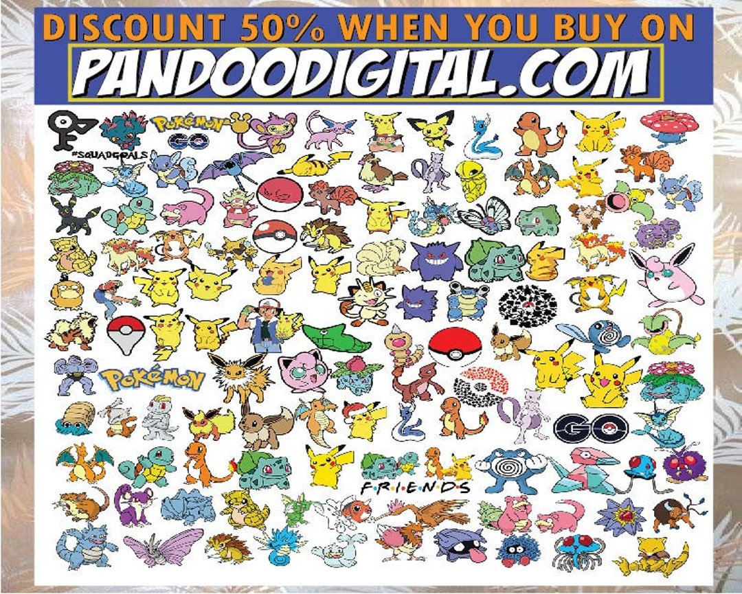 Anime SVG Bts SVG Anime Cut File Pokemon Svg Anime - Etsy