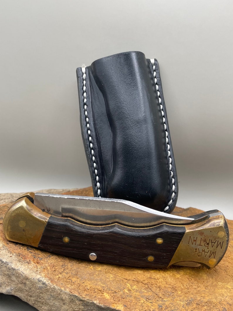 Horizontal and Vertical Leather Knife Sheath for Buck 112 - Etsy