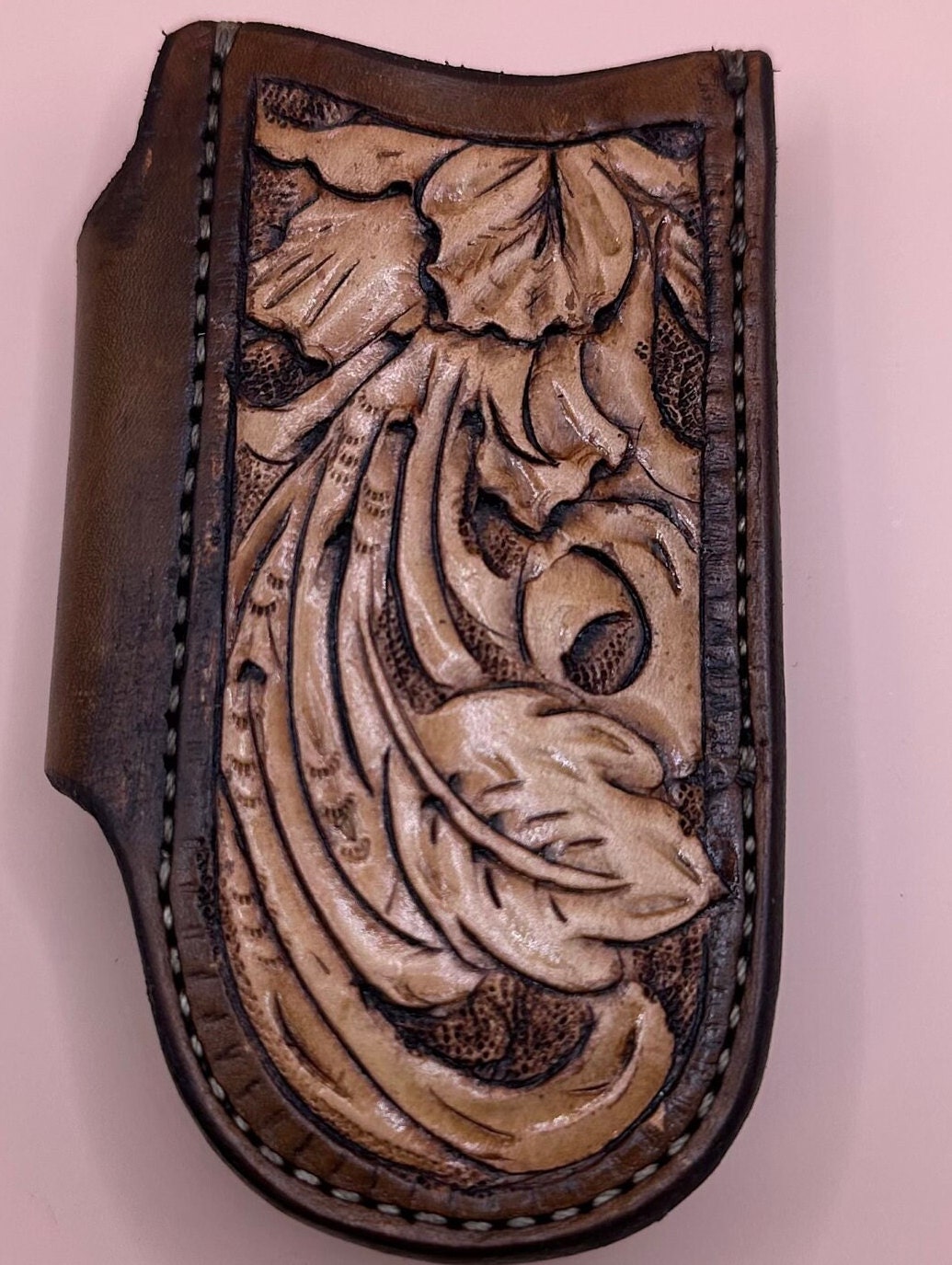 Case Trapper Sheath, Leather Knife Sheath, Knife Holster, Double Blade ...