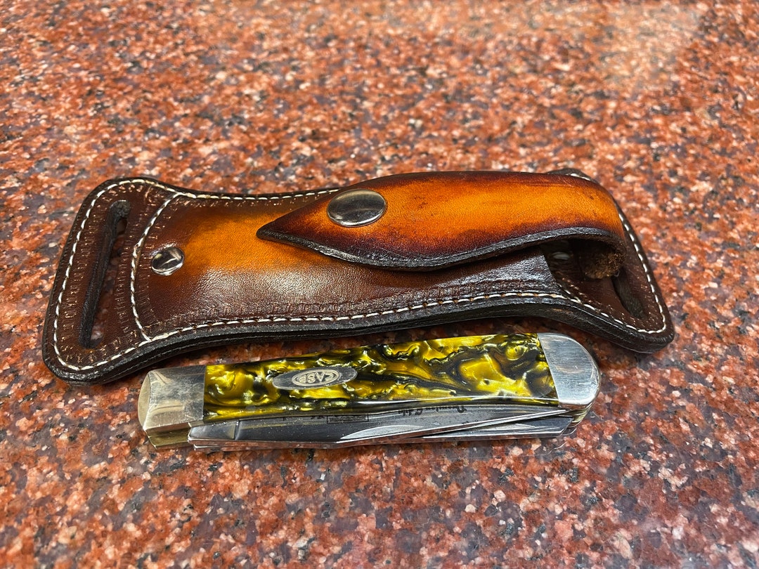 Case Trapper Sheath, Leather Knife Sheath, Knife Holster - Etsy