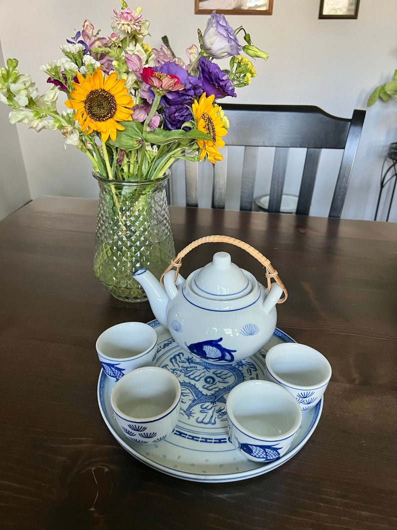 Vintage Chinese Tea Set - Etsy