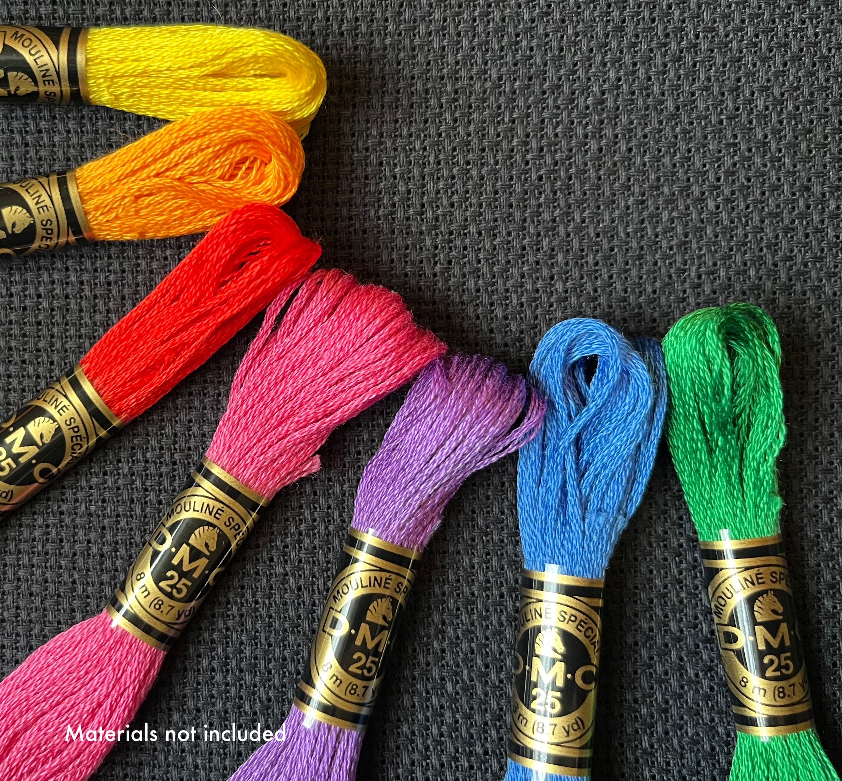 Sweary Squares Bright Rainbow Cross Stitch Digital Pattern PDF - Etsy