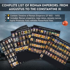 Complete List of Roman Emperors: From Augustus to the Constantine XI ...