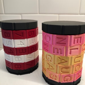 Customizable 5-digit Cryptex Puzzle Box – Personalized Code Gift Card ...