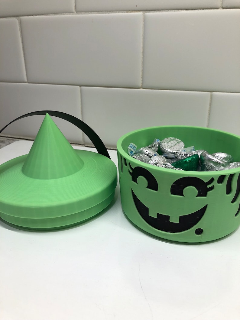 3D Printed Boo Buckets Halloween Retro Candy Dish Candy Bowl Ghost ...