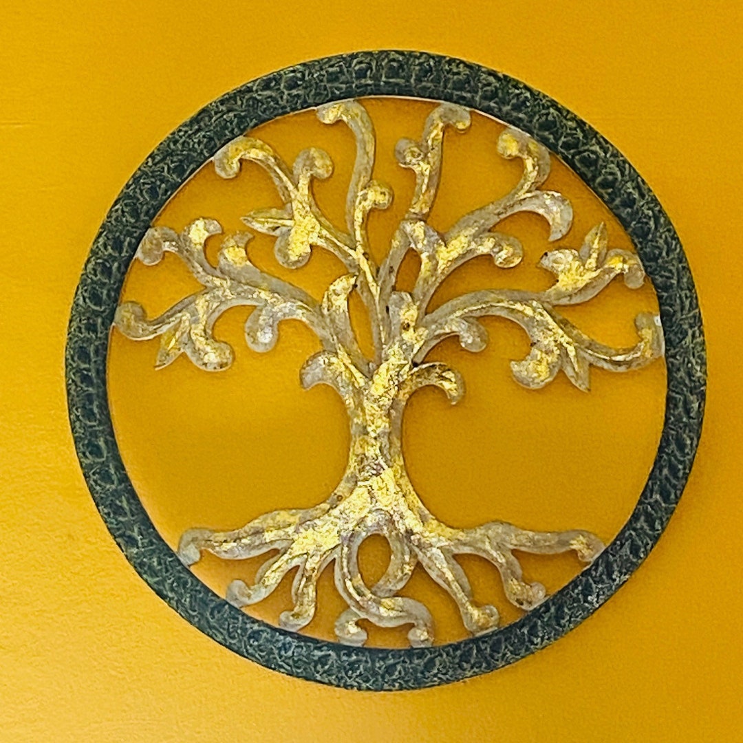 Tree of Life Round Framework Ethnic Panel - Etsy