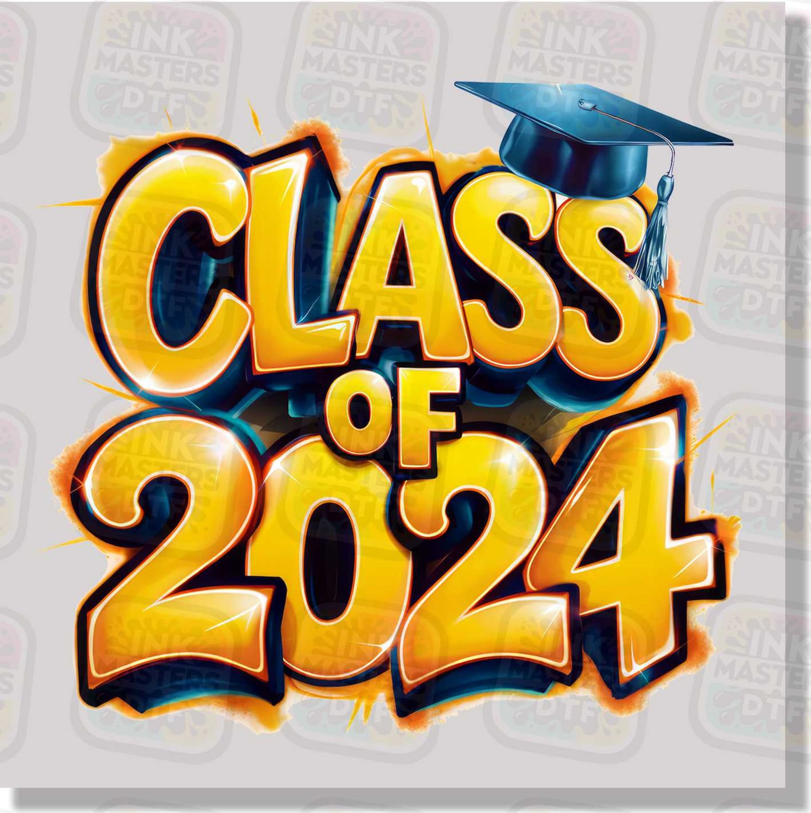 Class of 2024 Graffiti DTF Transfer - Etsy