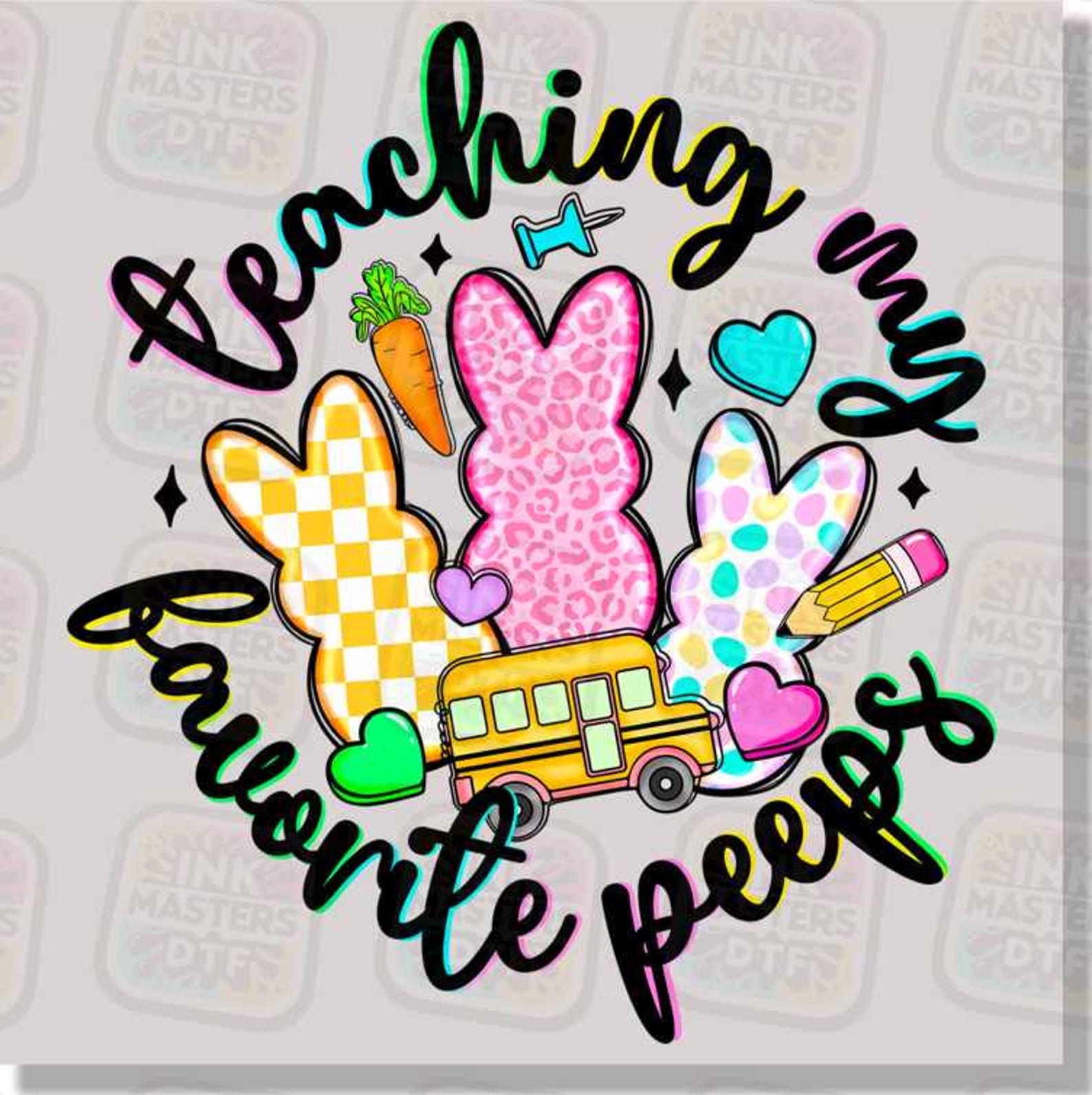 Teaching My Favorite Peeps DTF Transfer - Etsy