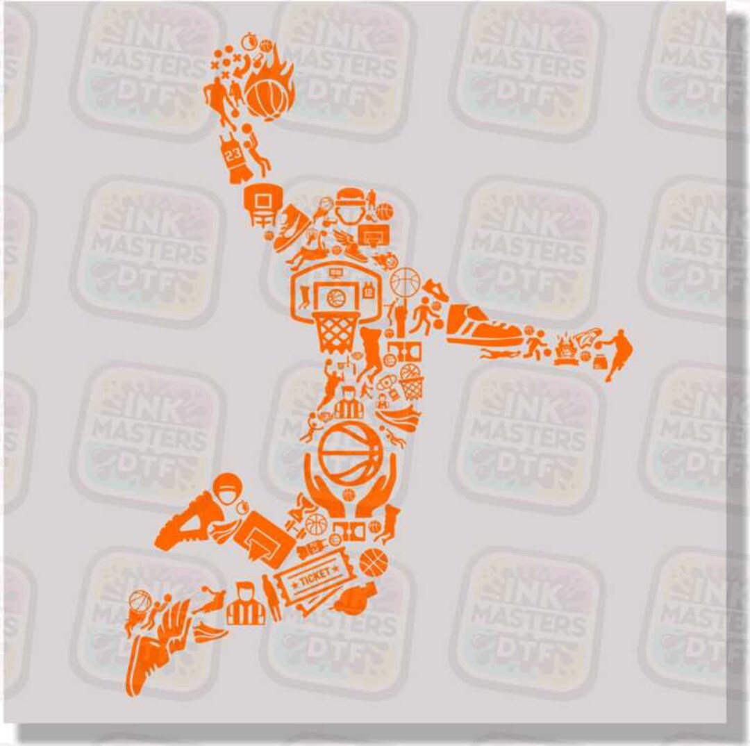 Basketball Player DTF Transfer - Etsy
