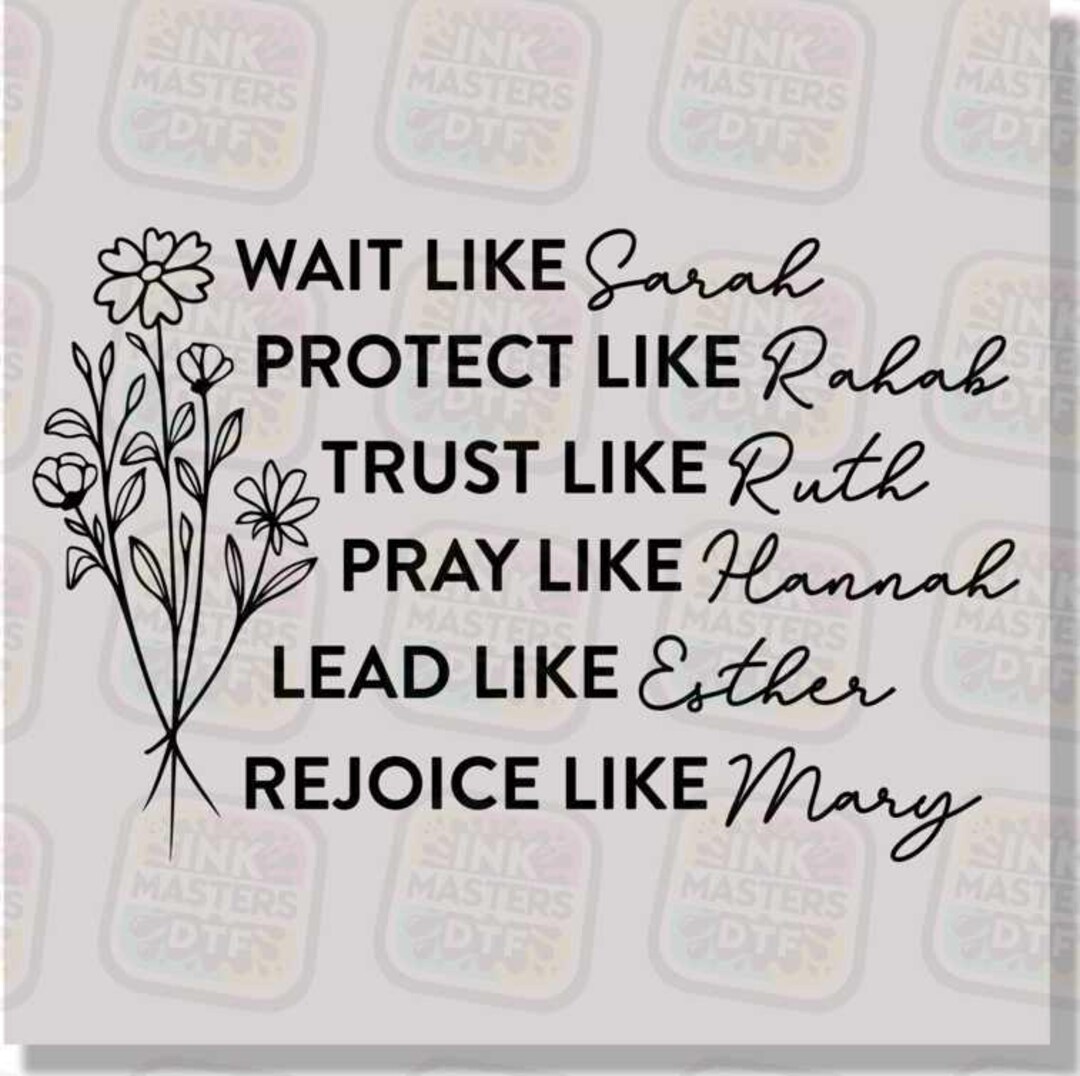 Wait Like Sarah DTF Transfer - Etsy