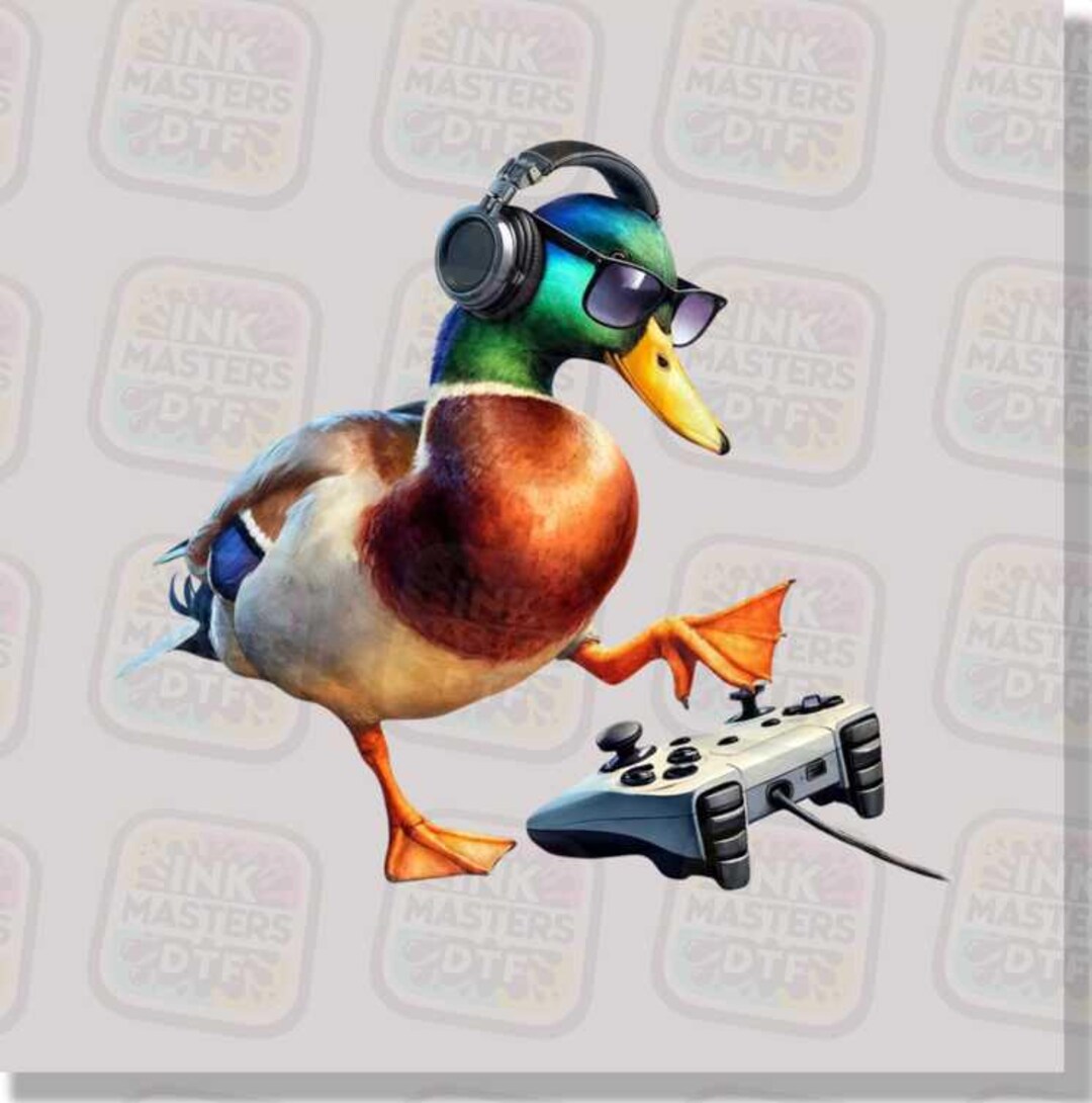 Gamer Duck DTF Transfer - Etsy
