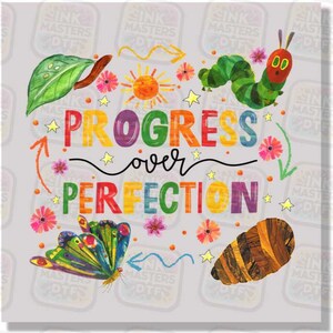Progress Over Perfection DTF Transfer - Etsy