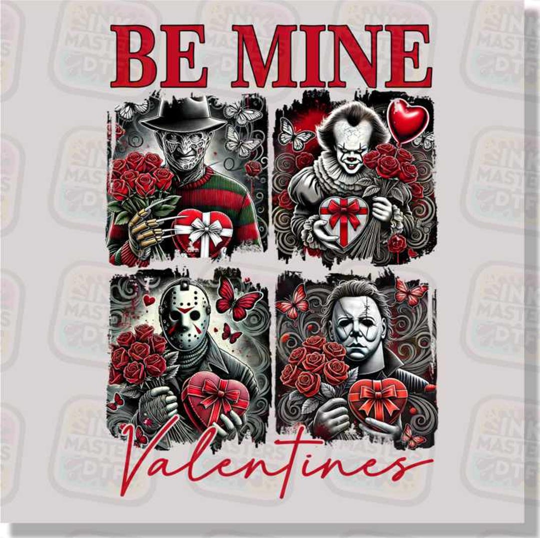 Be Mine Horror Valentine DTF Transfer - Etsy