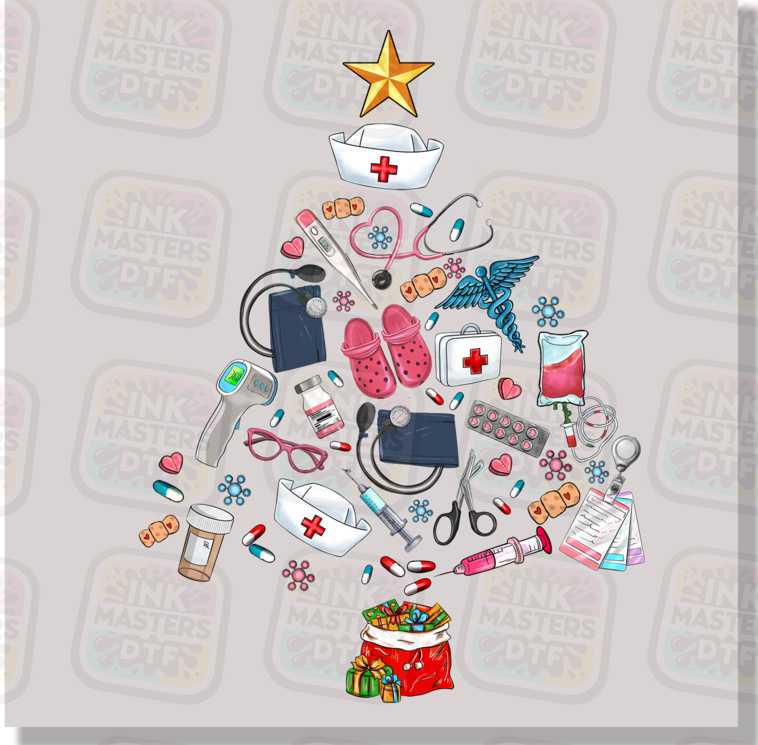 Nurse Tree DTF Transfer - Etsy