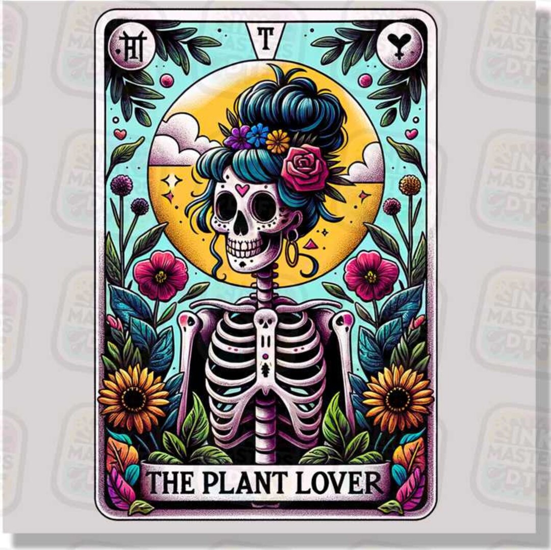 Plant Lover Tarot Card DTF Transfer - Etsy