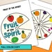 Printable Fruit of the Spirit Spinner Craft for Kids, Fruits of the ...