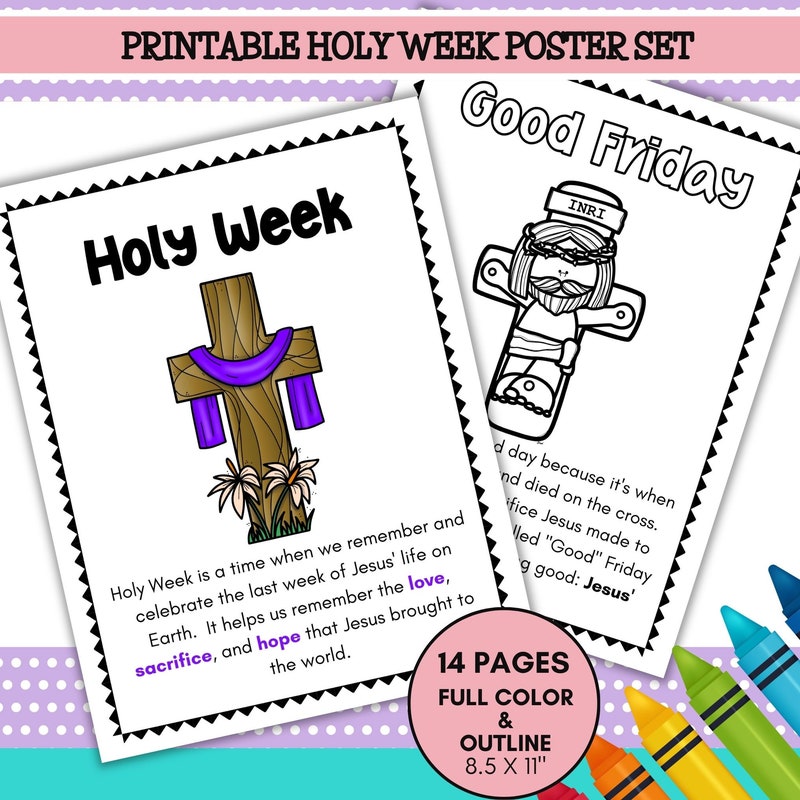 Holy Week Posters - Etsy