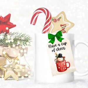 Hot Cocoa Tags, Printable Hot Chocolate Tags, Christmas Gift Tags - Etsy